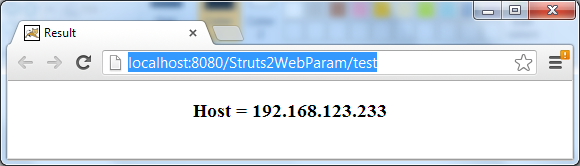 How To Read Parameters From Webxml In Struts2 Action Class